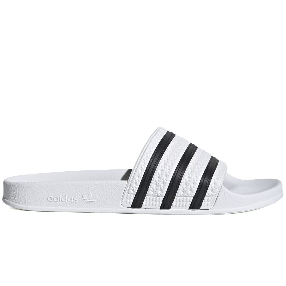 Adidas | Adilette Slides 'White / Black' – Hatchet Outdoor Supply Co.