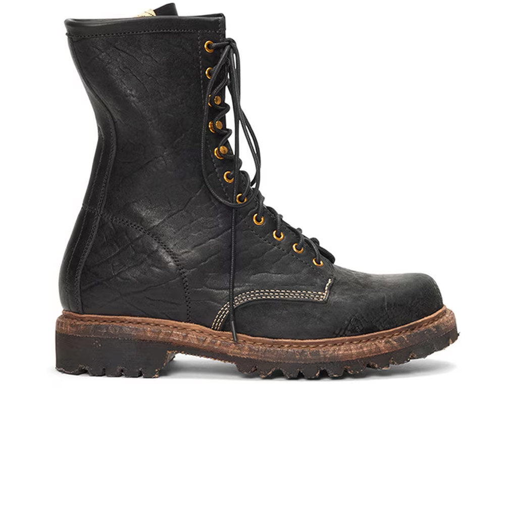 Visvim | Scout Plain Toe Boots HI-Folk 'Black' – Hatchet Outdoor Supply Co.