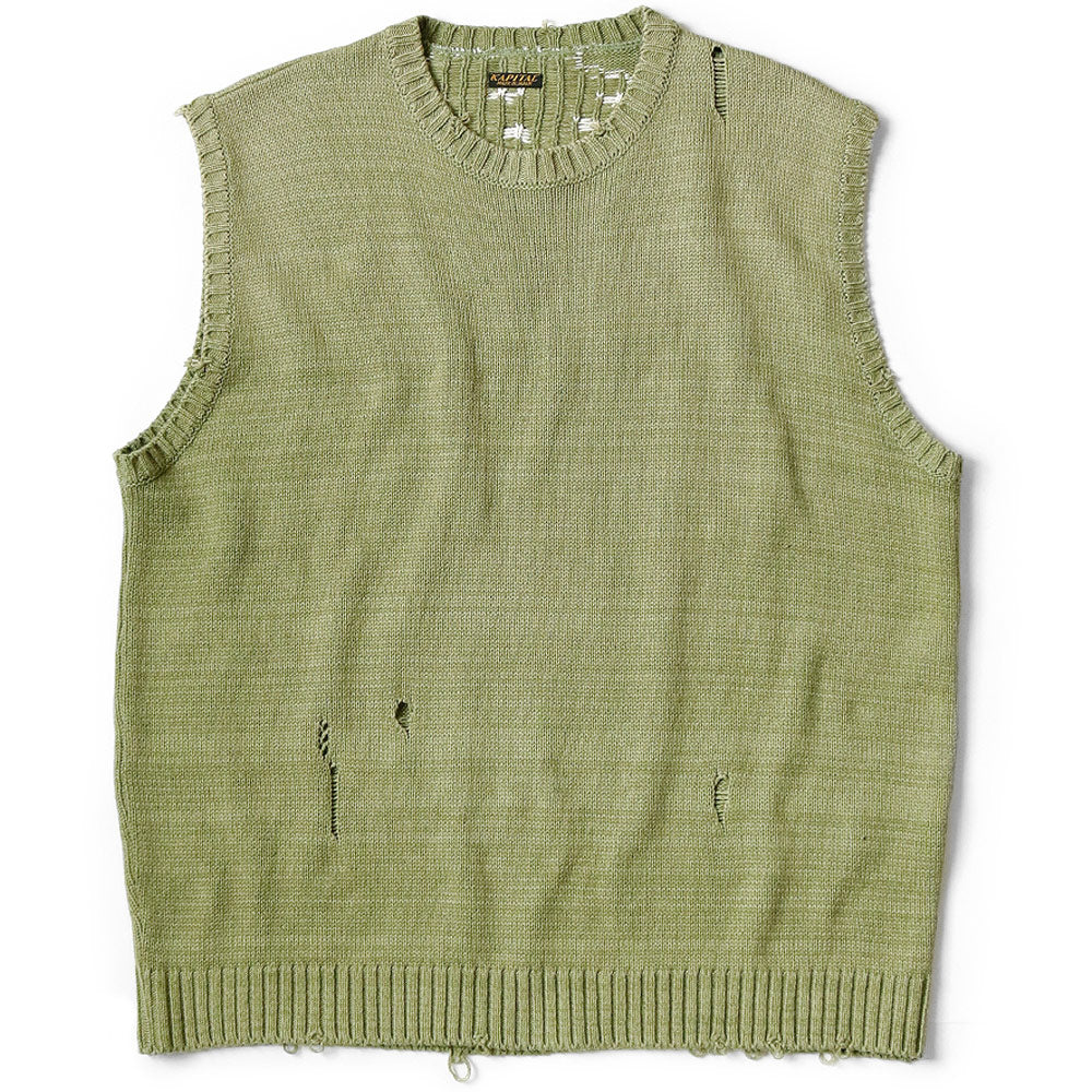 Cotton Knit Bone Vest 'Khaki' – Hatchet Outdoor Supply Co.