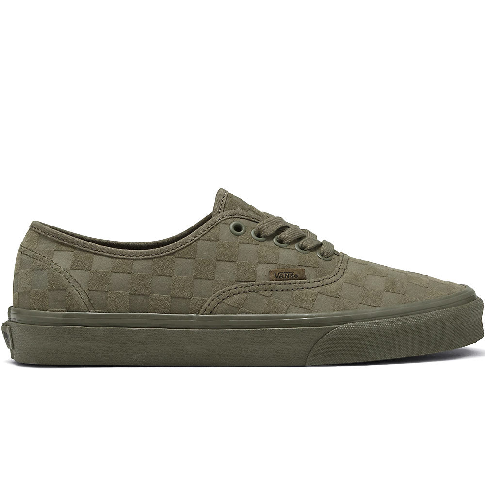 Vans | Authentic Mono Checkerboard 'Olive' – Hatchet Outdoor Supply Co.